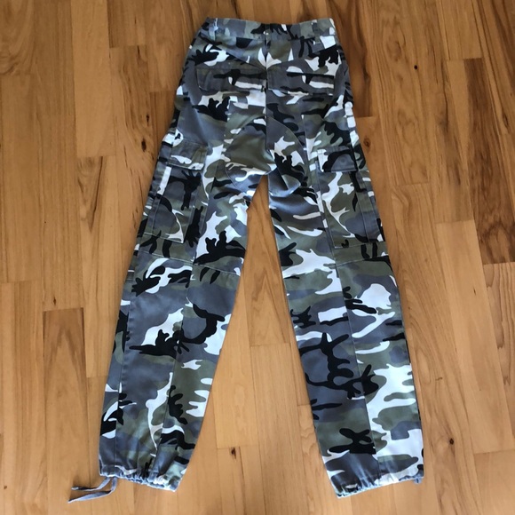 Vetements | Pants & Jumpsuits | Vetements 27 Highrise Camo Pants | Poshmark